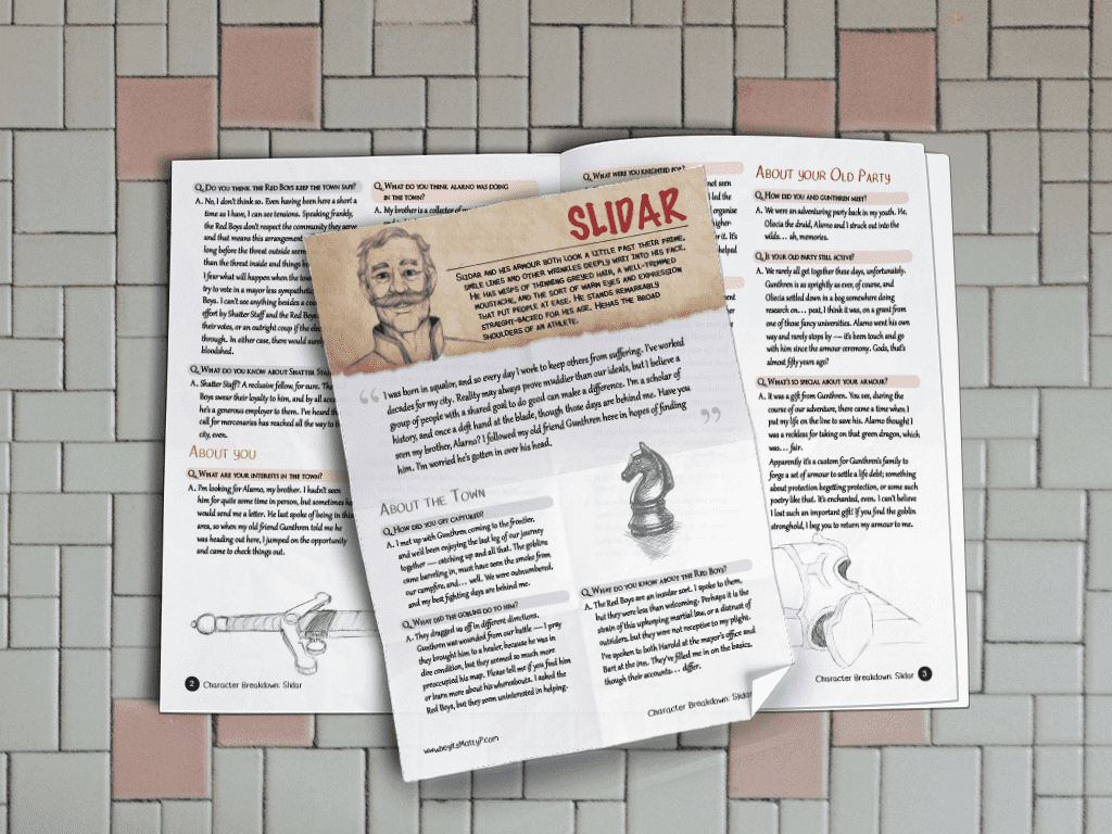 Character Breakdown: Slidar - Matty P