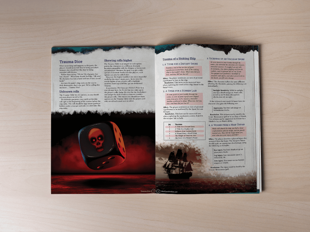 Trauma Dice - Matty P